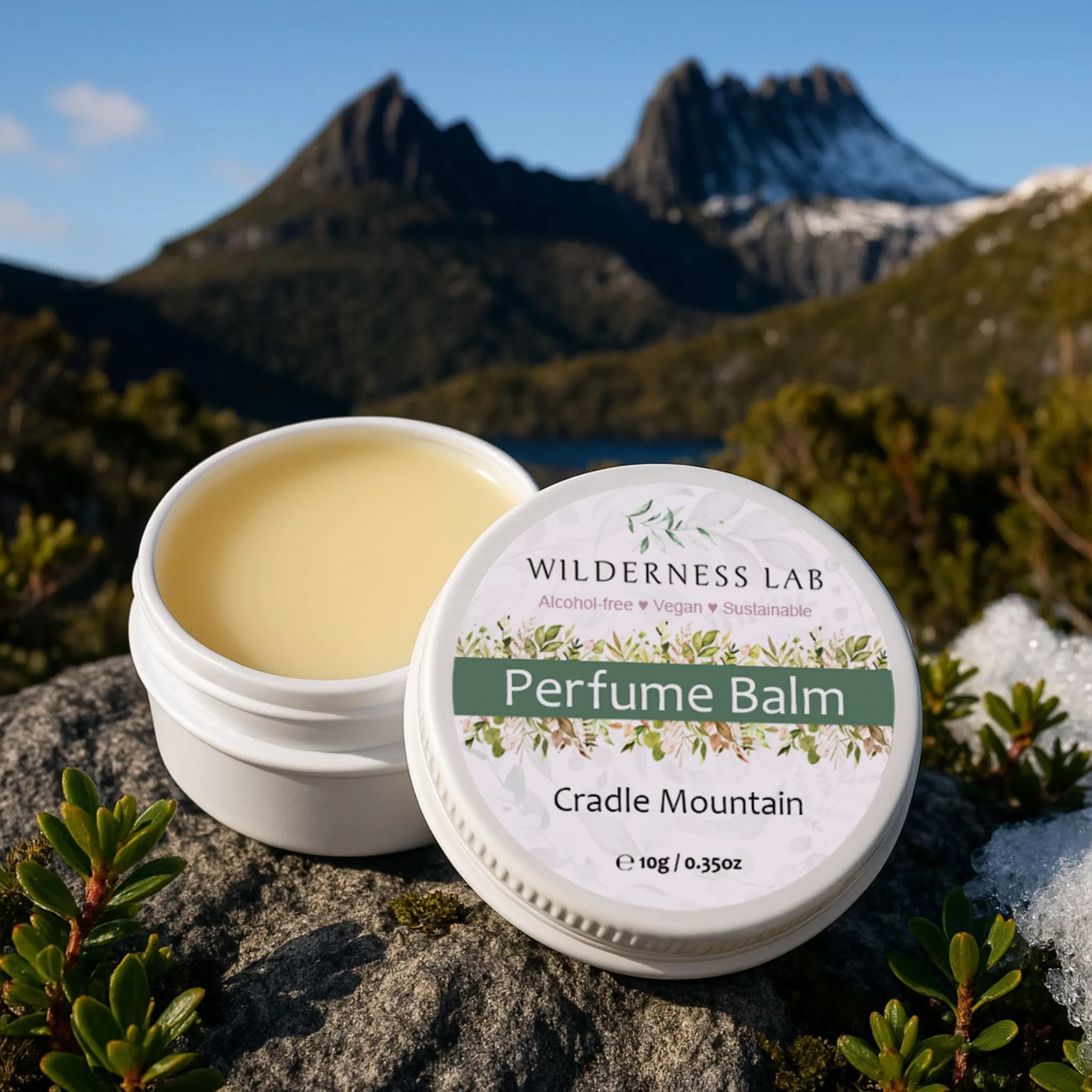 Wilderness Lab Solid Perfume Balm - Cradle Mountain - Indigo Dragon